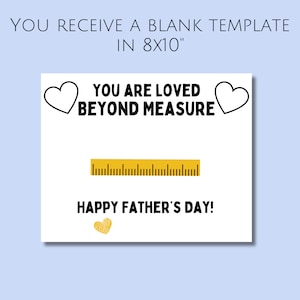 Tape Measure Father's Day Handprint Craft Printable, Tool Craft for ...