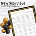 New Year's Left Right Game | Printable New Year's Eve Left Right Story ...