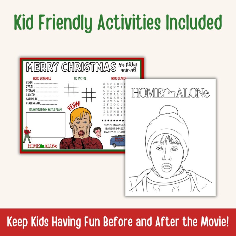 Christmas Week Movie Night Plan | Home Alone Edition | Last-minute ...