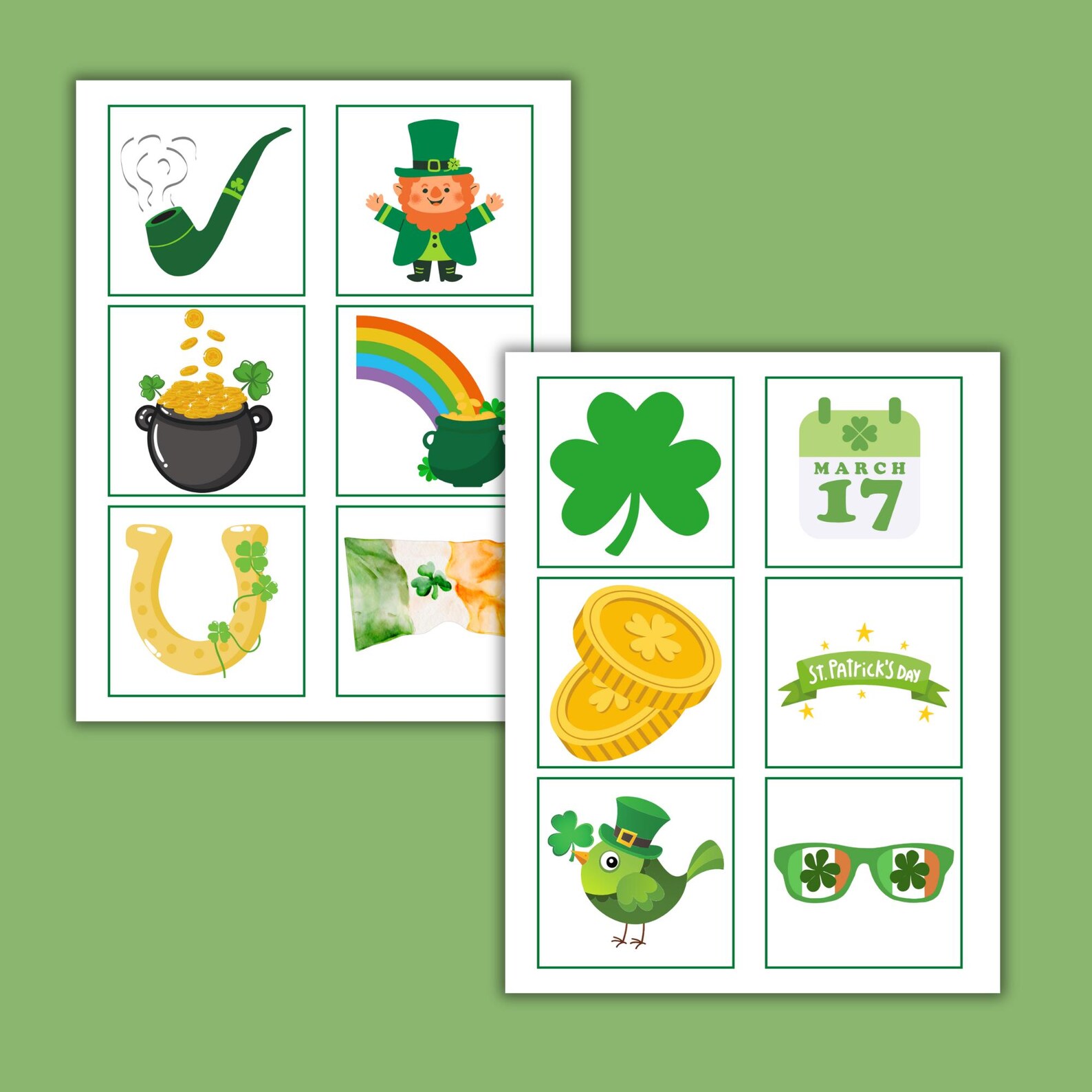 Lucky Charms St Patrick's Day Scavenger Hunt, Printable Children's ...