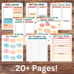Printable Overcome Anxiety Workbook, Anxiety Journal, Anxiety ...