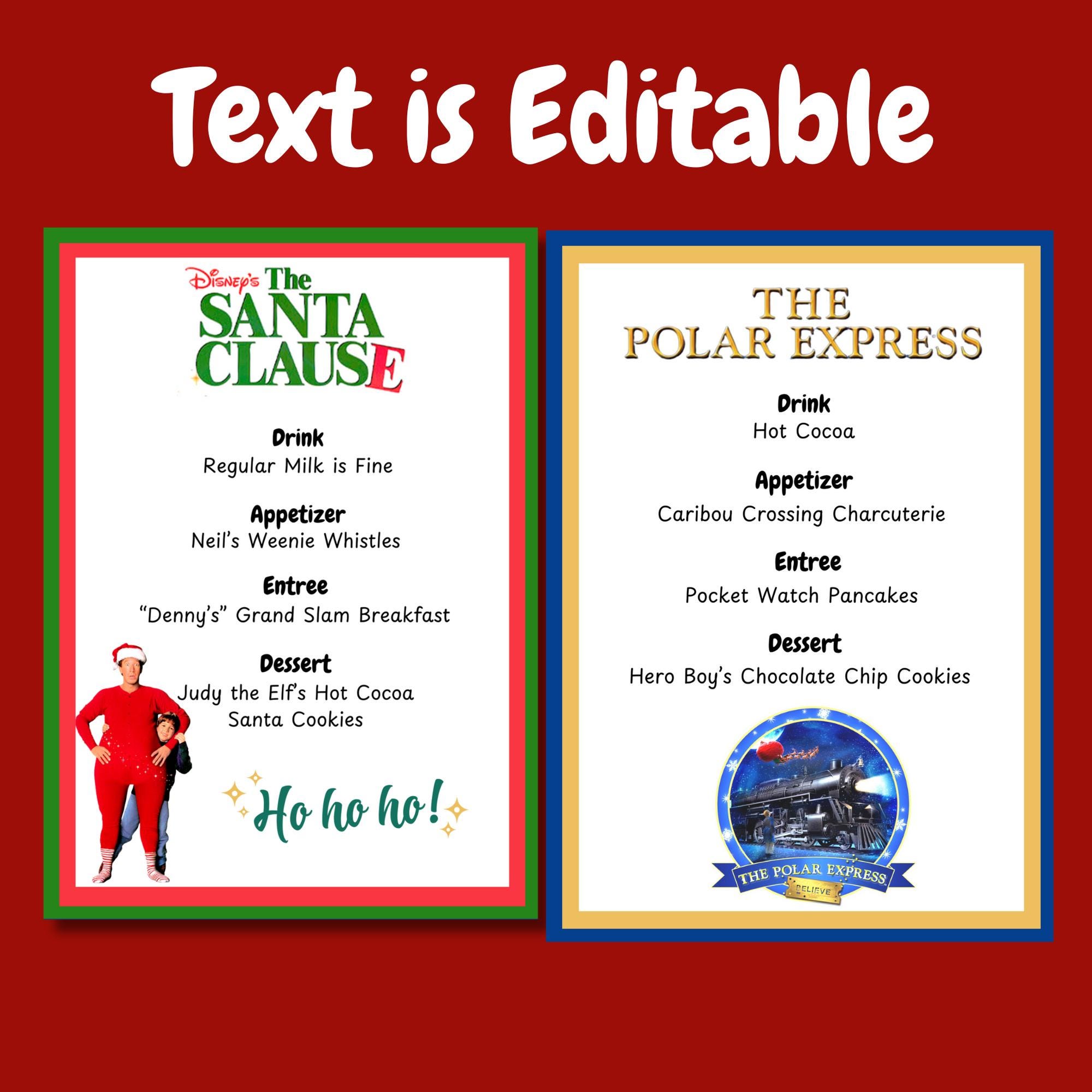 7 Christmas Dinner and a Movie Night Menus | Christmas Movie Night ...