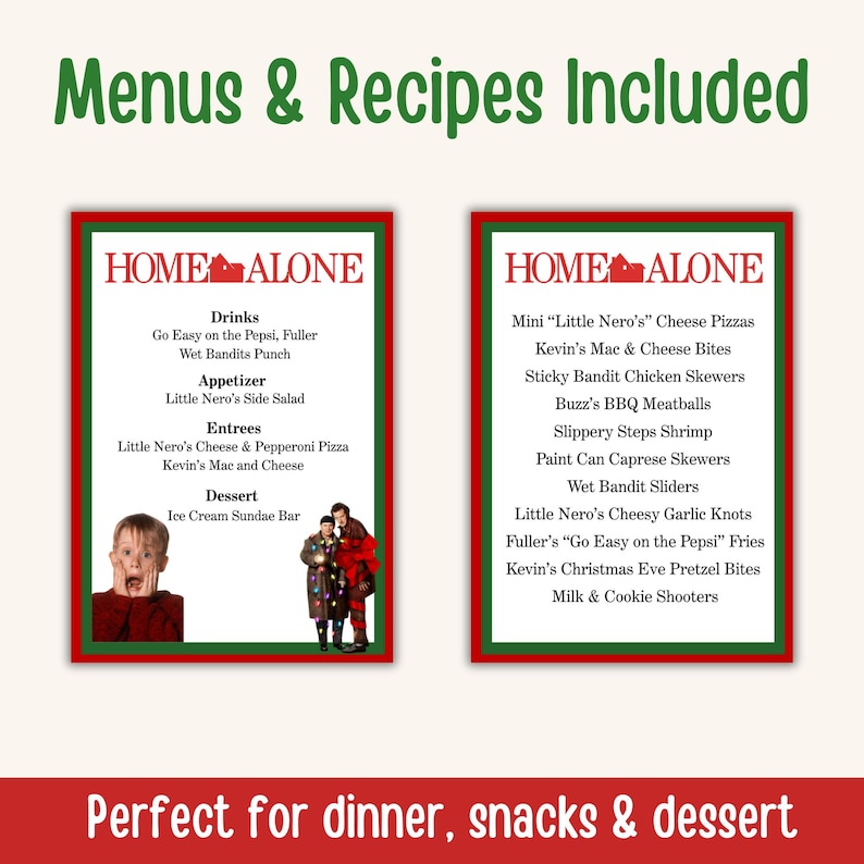 Christmas Week Movie Night Plan | Home Alone Edition | Last-minute ...