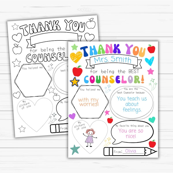 Counselor Appreciation Week Cards - Etsy