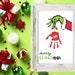 Merry Grinchmas Handprint Template / Christmas Handprint Craft ...