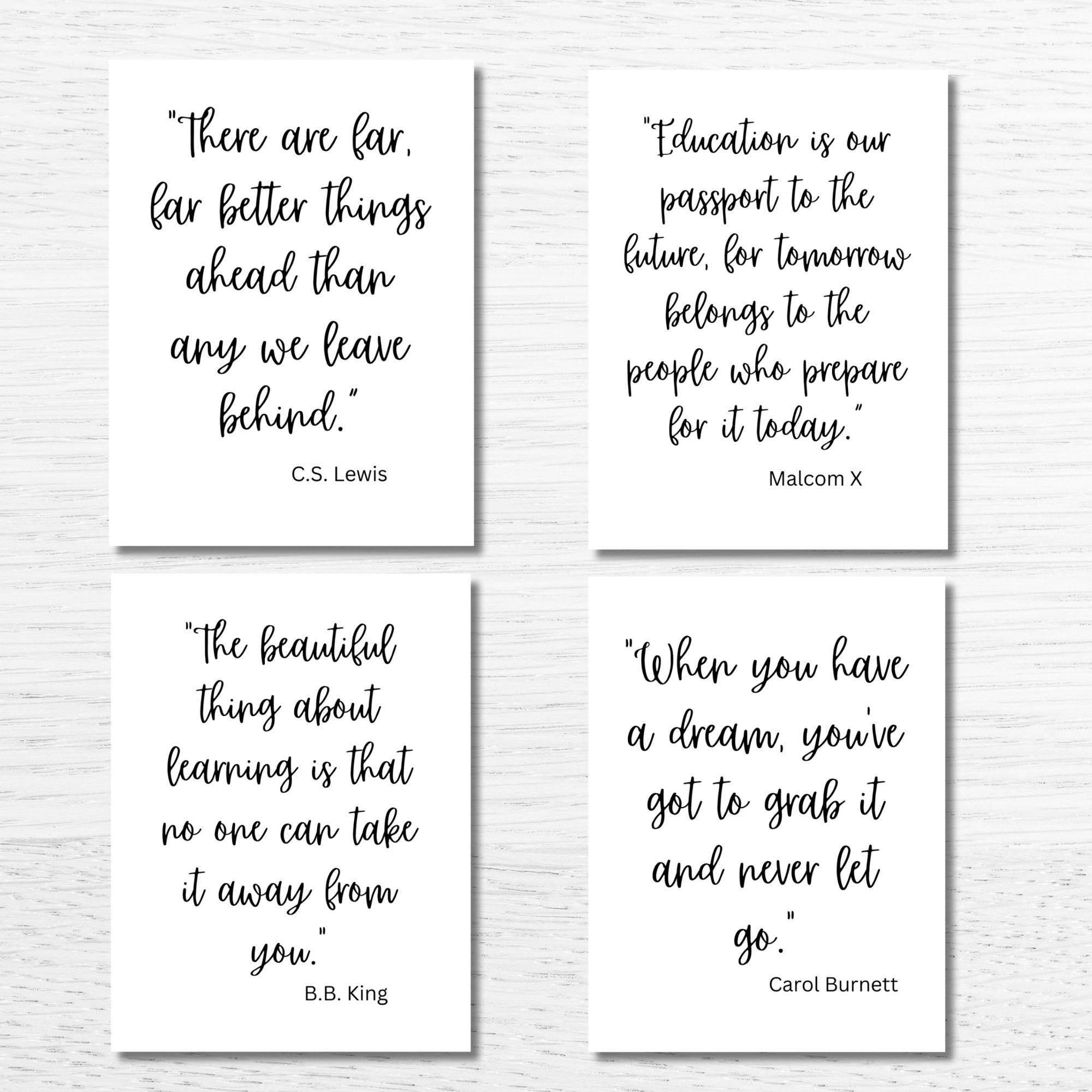 Graduation Quotes, Printable, Graduation Cards, Graduation Decor - Etsy