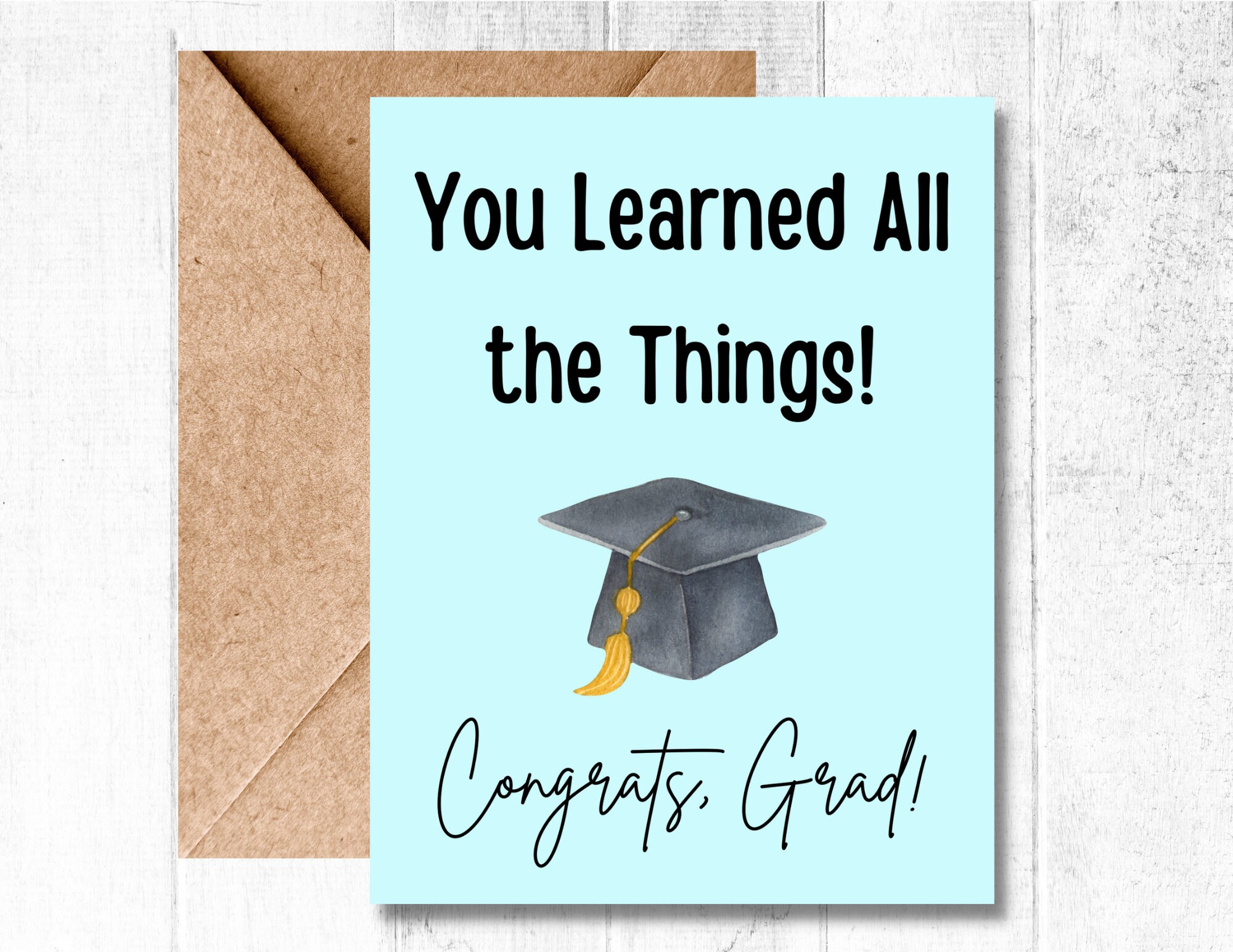 Printable Graduation Card, Card for Grad, Class of 2022, Graduation ...