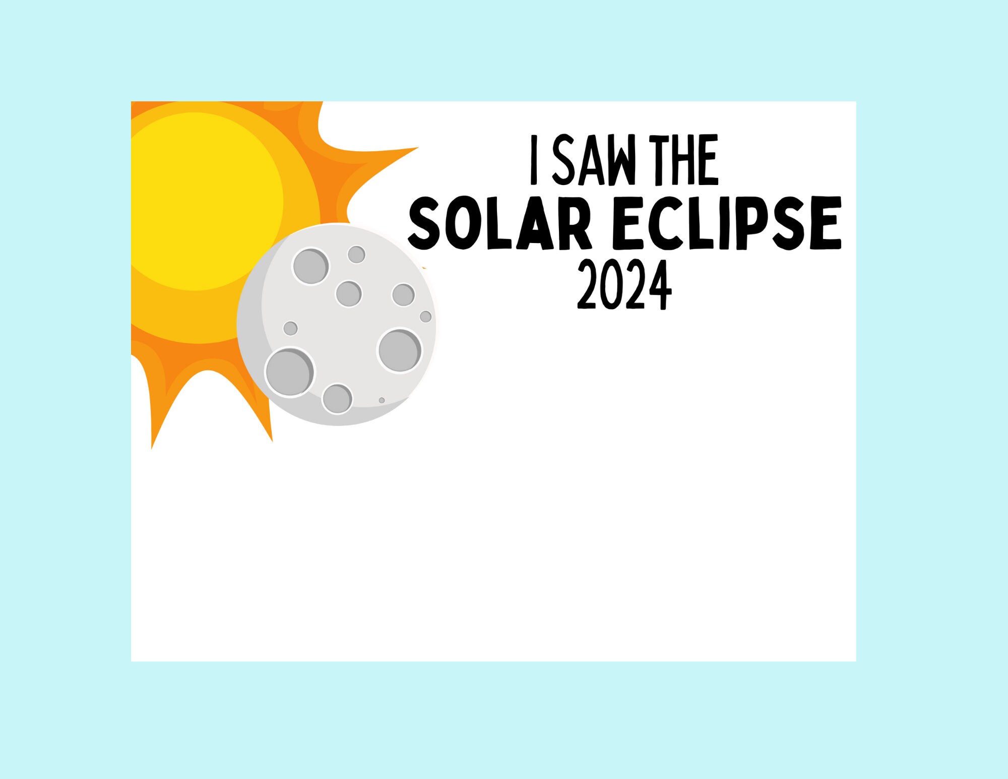 Solar Eclipse Handprint Craft 2024, Science Craft, Preschool Eclipse ...