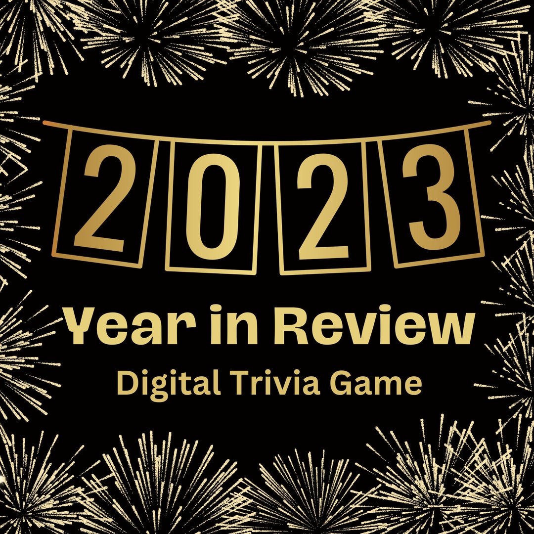 New Years Party Game Featuring New Years Digital Trivia - Etsy