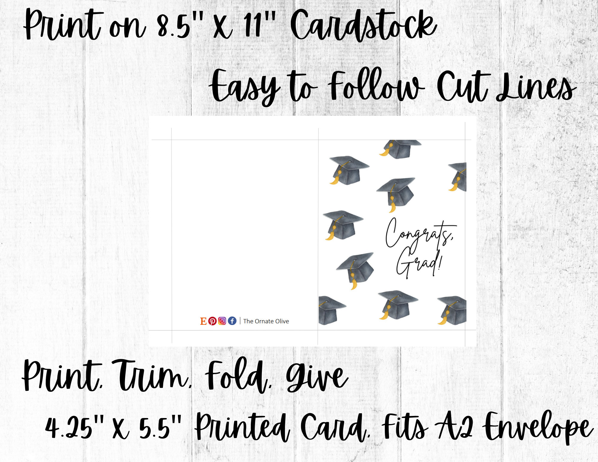 Printable Graduation Card, Card for Grad, Class of 2022, Graduation ...
