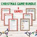 Printable Christmas Game Bundle, Christmas Party Games, Christmas ...