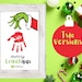 Merry Grinchmas Handprint Template / Christmas Handprint Craft ...