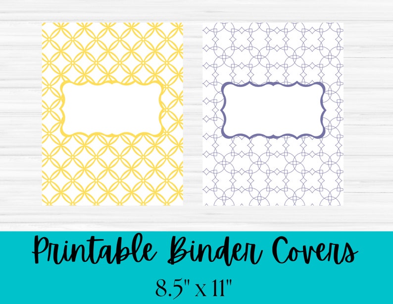 Printable Binder Cover, Planner Cover, Printable Binder, Teacher Binder ...