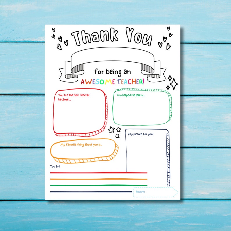 PRINTABLE End of School Year, Teacher Appreciation, School is Out ...
