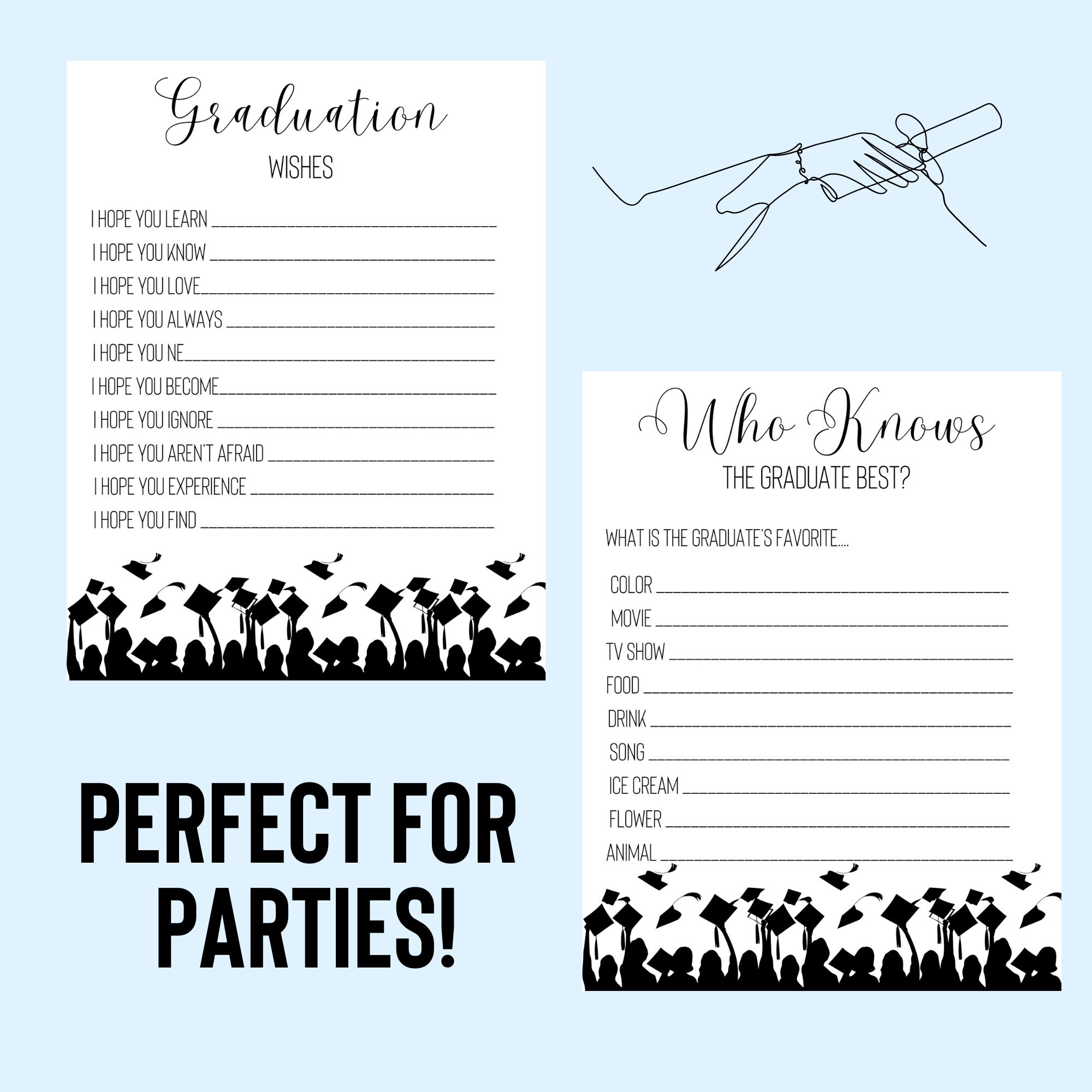 2024 Graduation Games | Graduation Games | Graduation Party Games ...