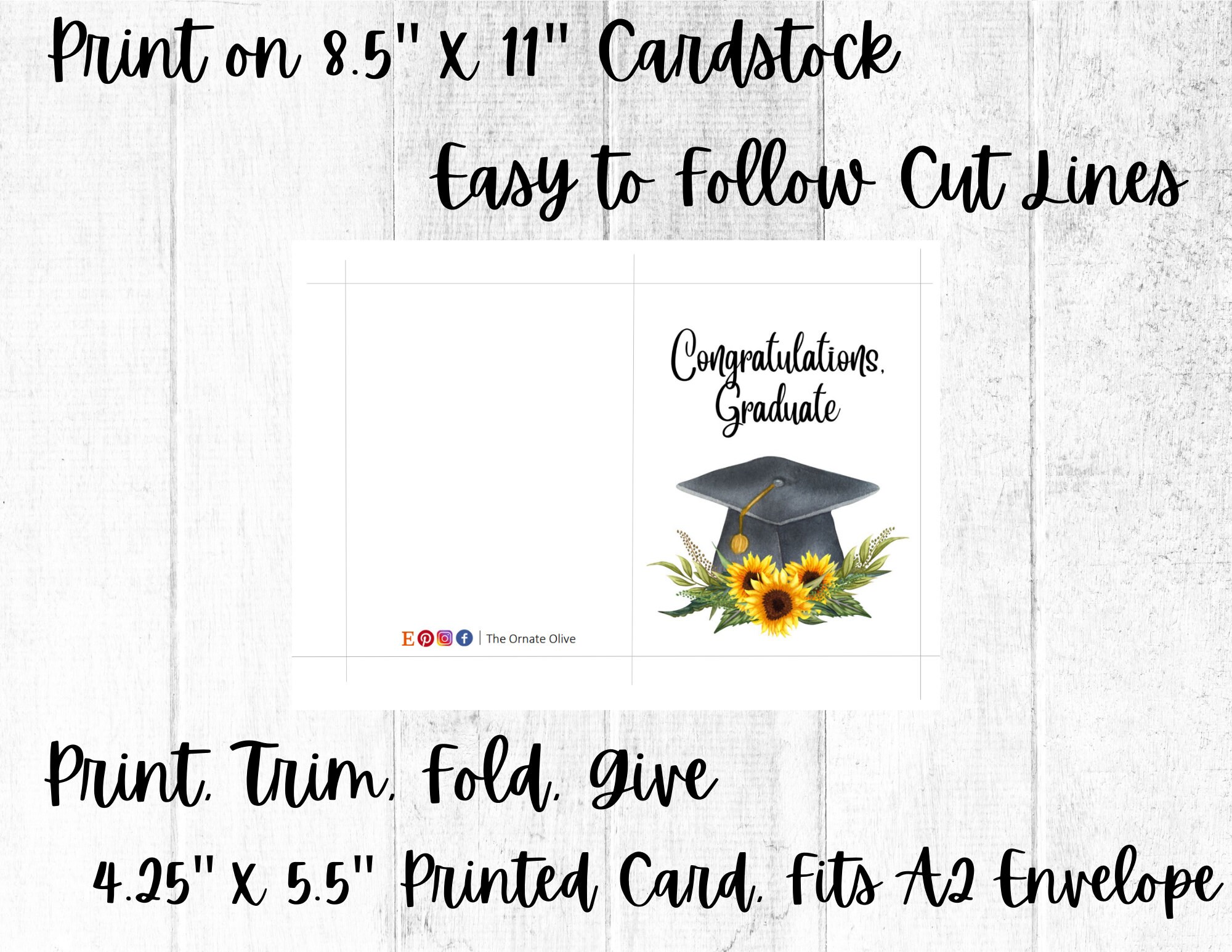 Printable Graduation Card, Card for Grad, Class of 2022, Graduation ...
