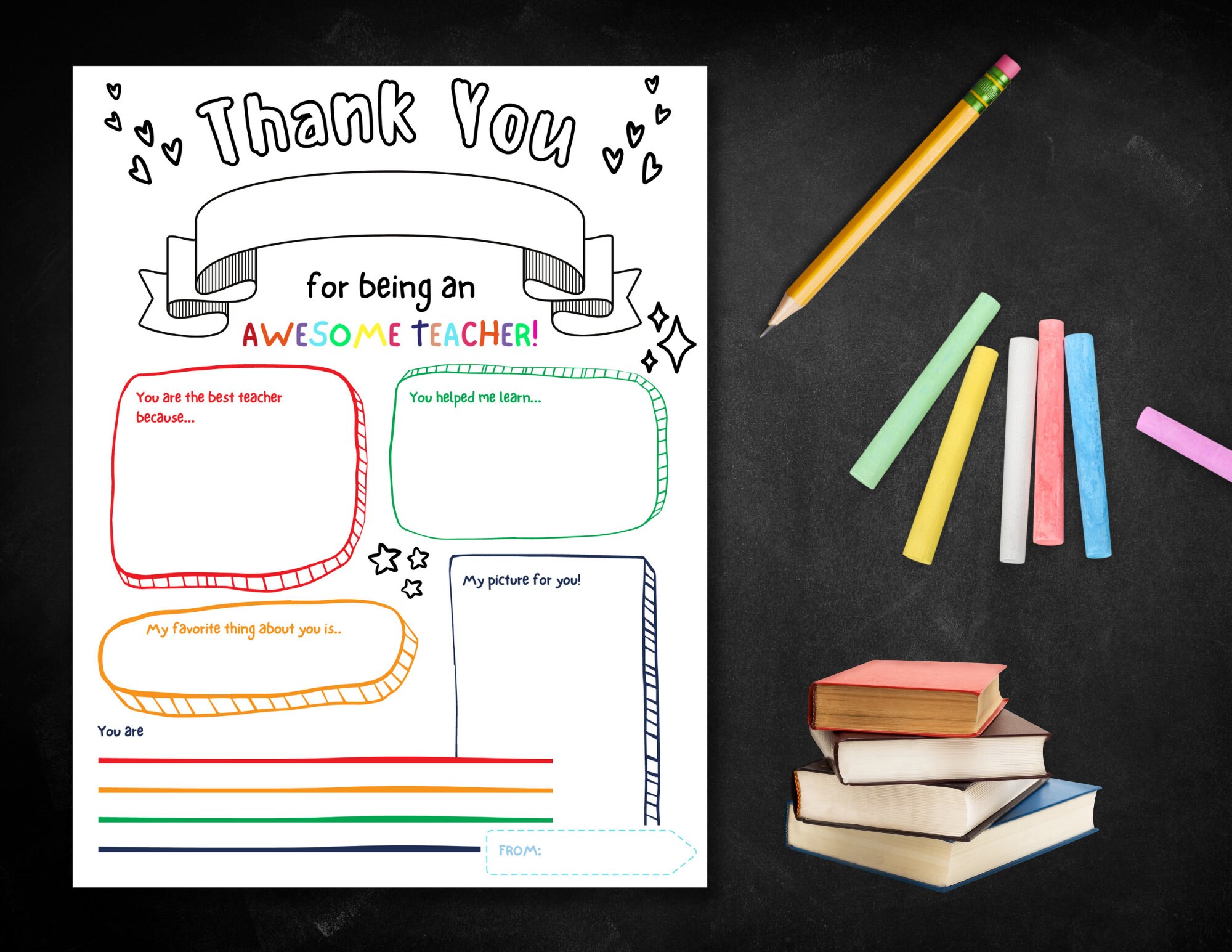 PRINTABLE End of School Year, Teacher Appreciation, School is Out ...