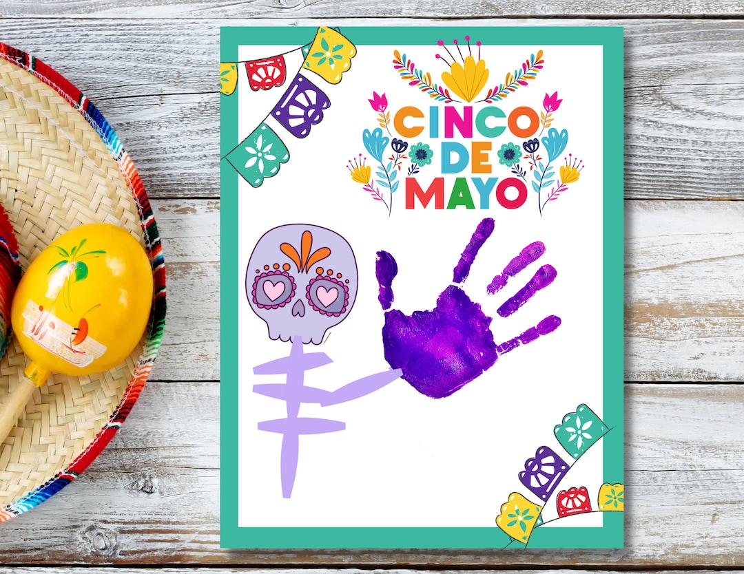 Cinco De Mayo Handprint Craft, Toddler Craft, Infant Craft, Art ...