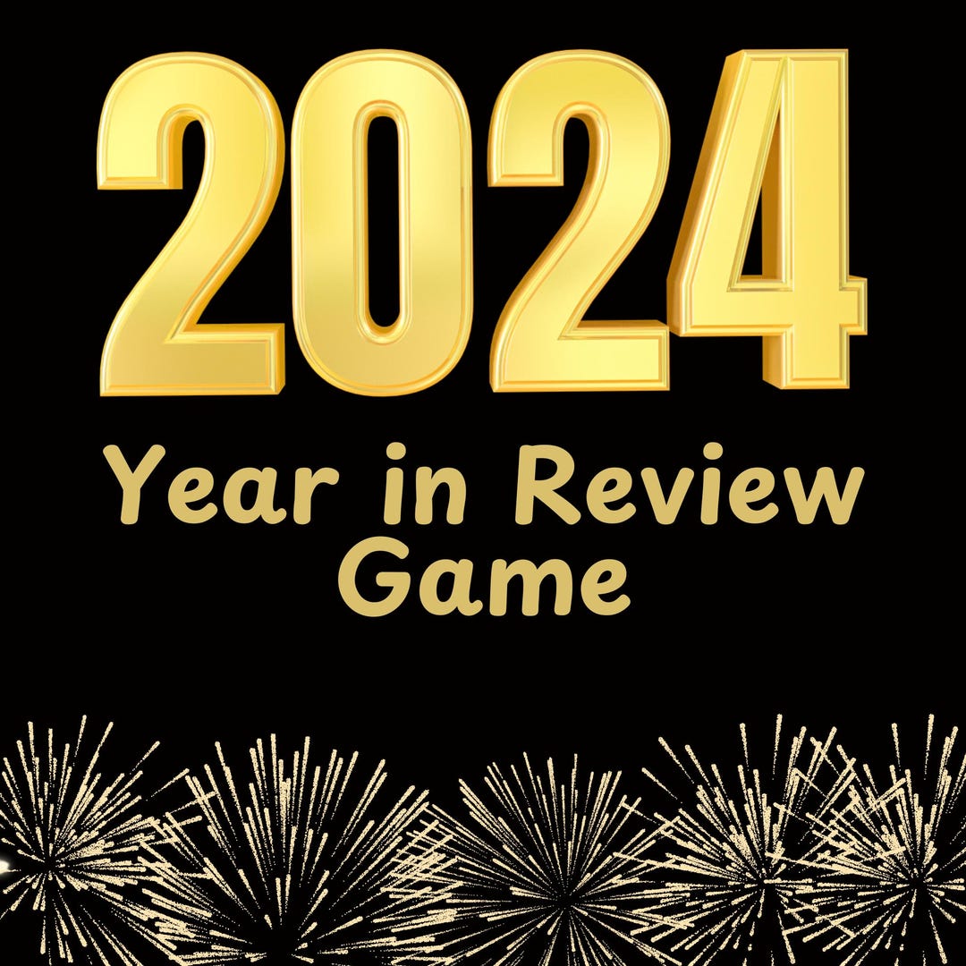 2024 YEAR IN REVIEW Digital Trivia Game | 4 Rounds 40 Questions | End ...