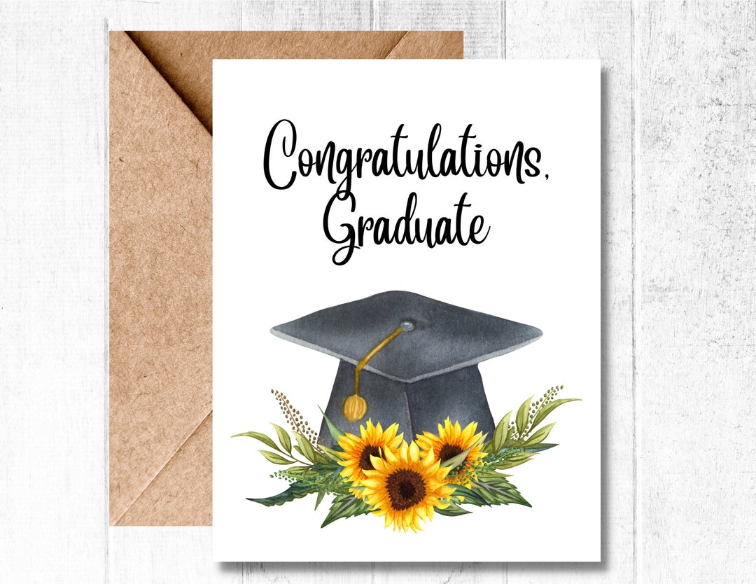 Printable Graduation Card, Card for Grad, Class of 2022, Graduation ...
