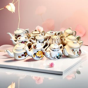 Multiple Vintage English Tea Pots - Teapots - Gallery Tea Pots ...