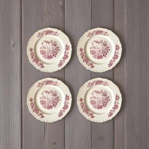 Set of 4 C1940 Wedgwood England Barlaston Groups Mulberry Dinner Plates ...