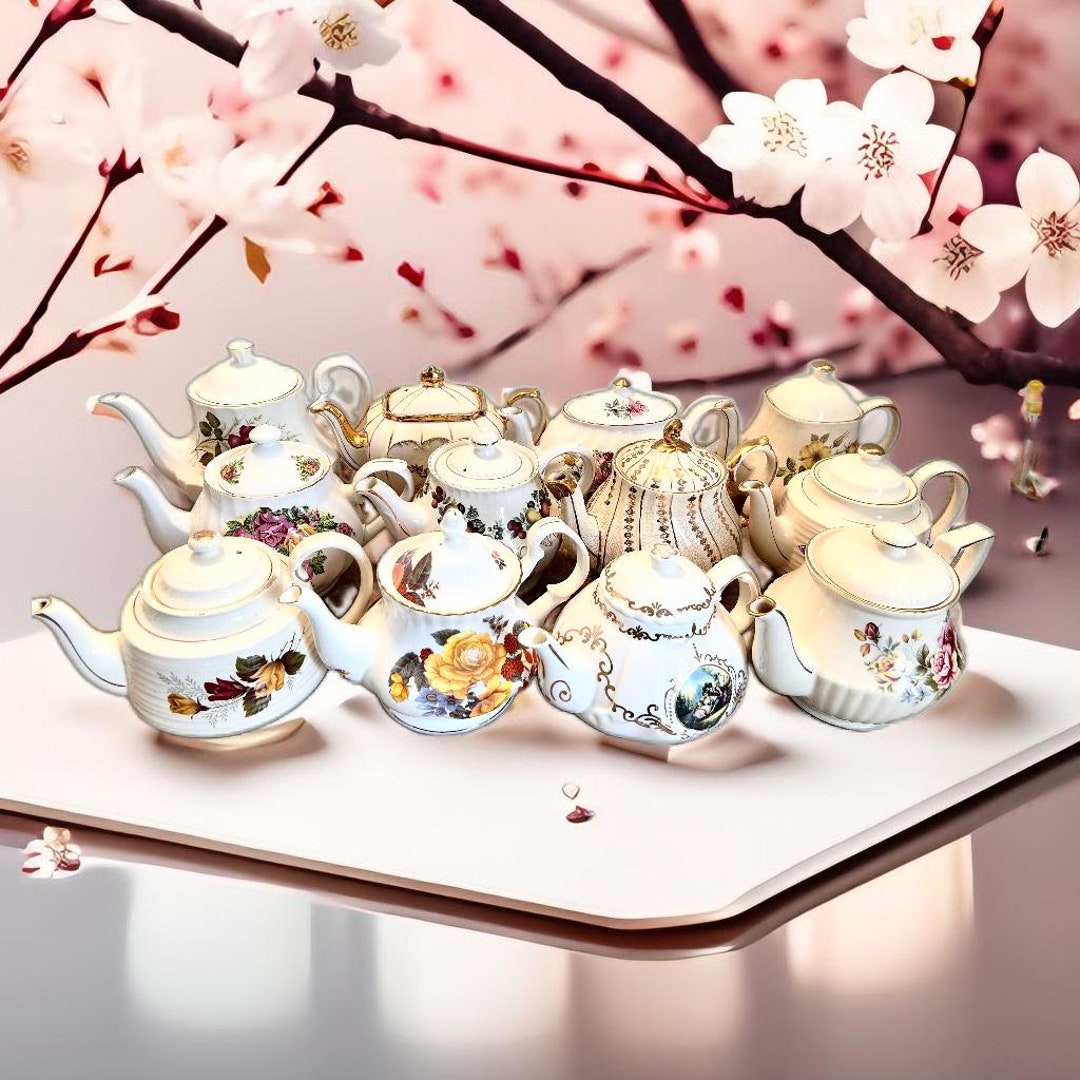 Multiple Vintage English Tea Pots - Teapots - Gallery Tea Pots ...