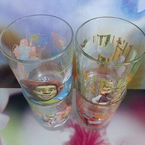 Movie Shrek Theme Water Glasses, Set of Four, Limited Version, Spring ...