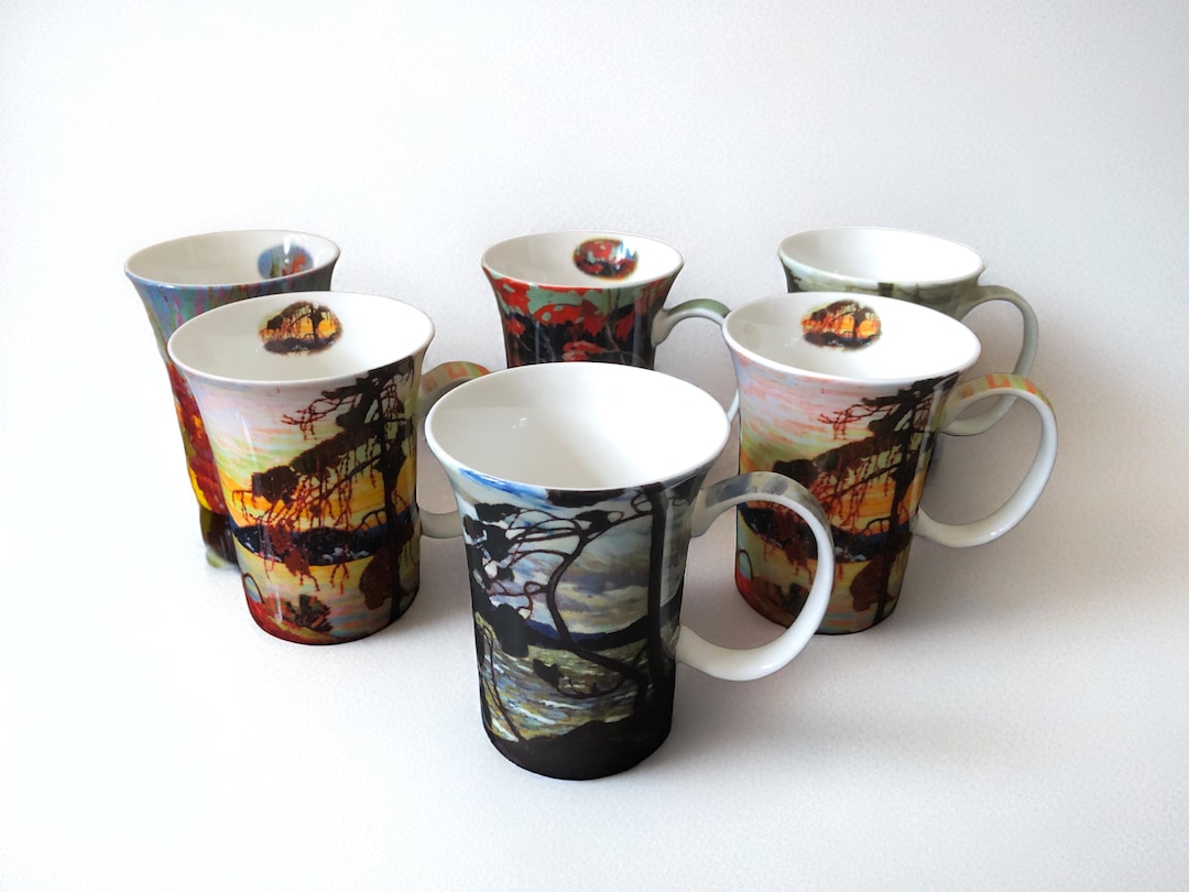 Multi Selections Vintage Art Mugs, Fine Bone China Mugs, Masterpiece ...