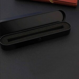 Elegant Black Metal Pen Box - Personalized Laser Engraving Available - Etsy