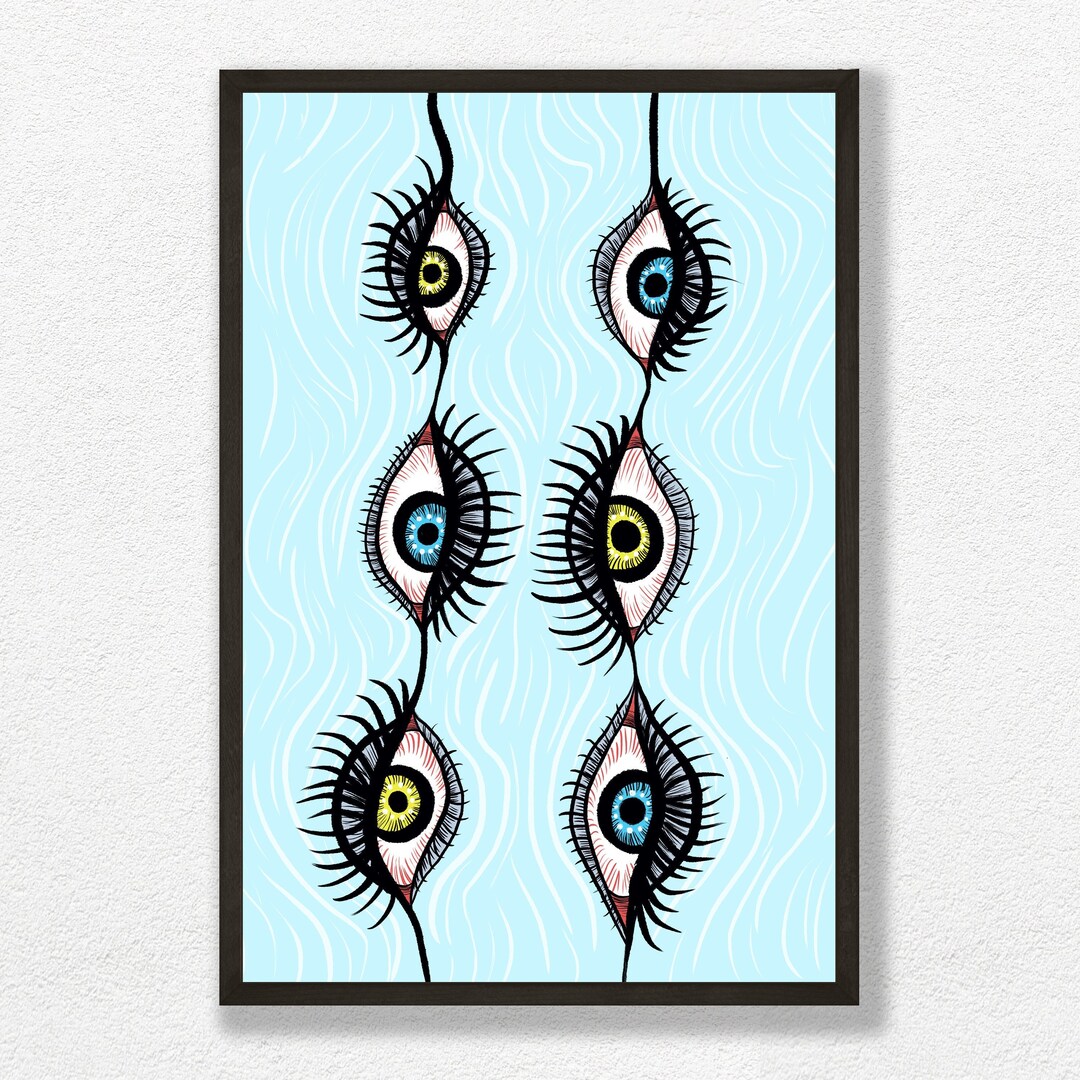 Weird Art Printable Poster, Stoner Poster, Gift for Weird People ...