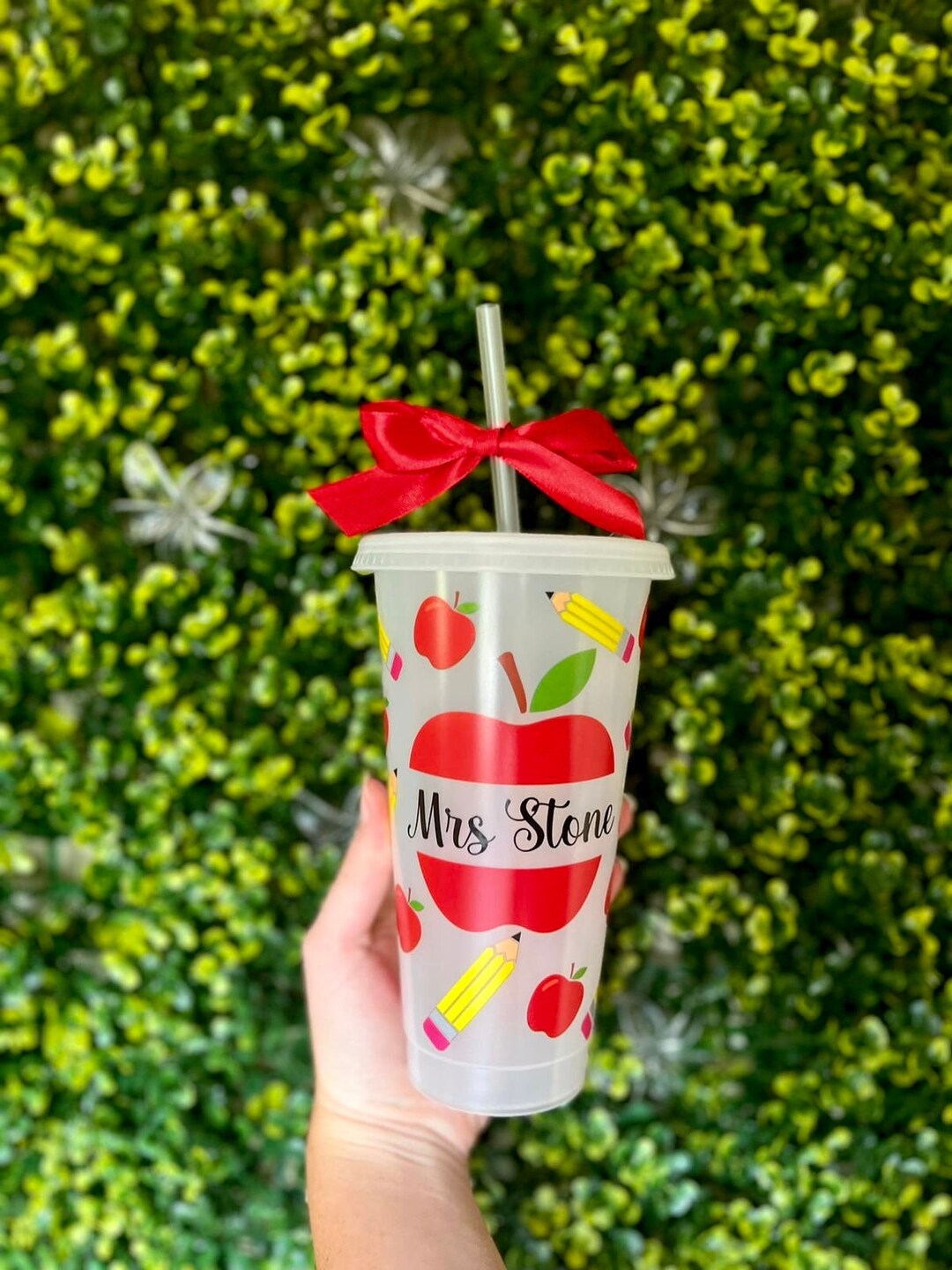 Personalised Thank You Teacher Cold Cup Gift Teacher's - Etsy