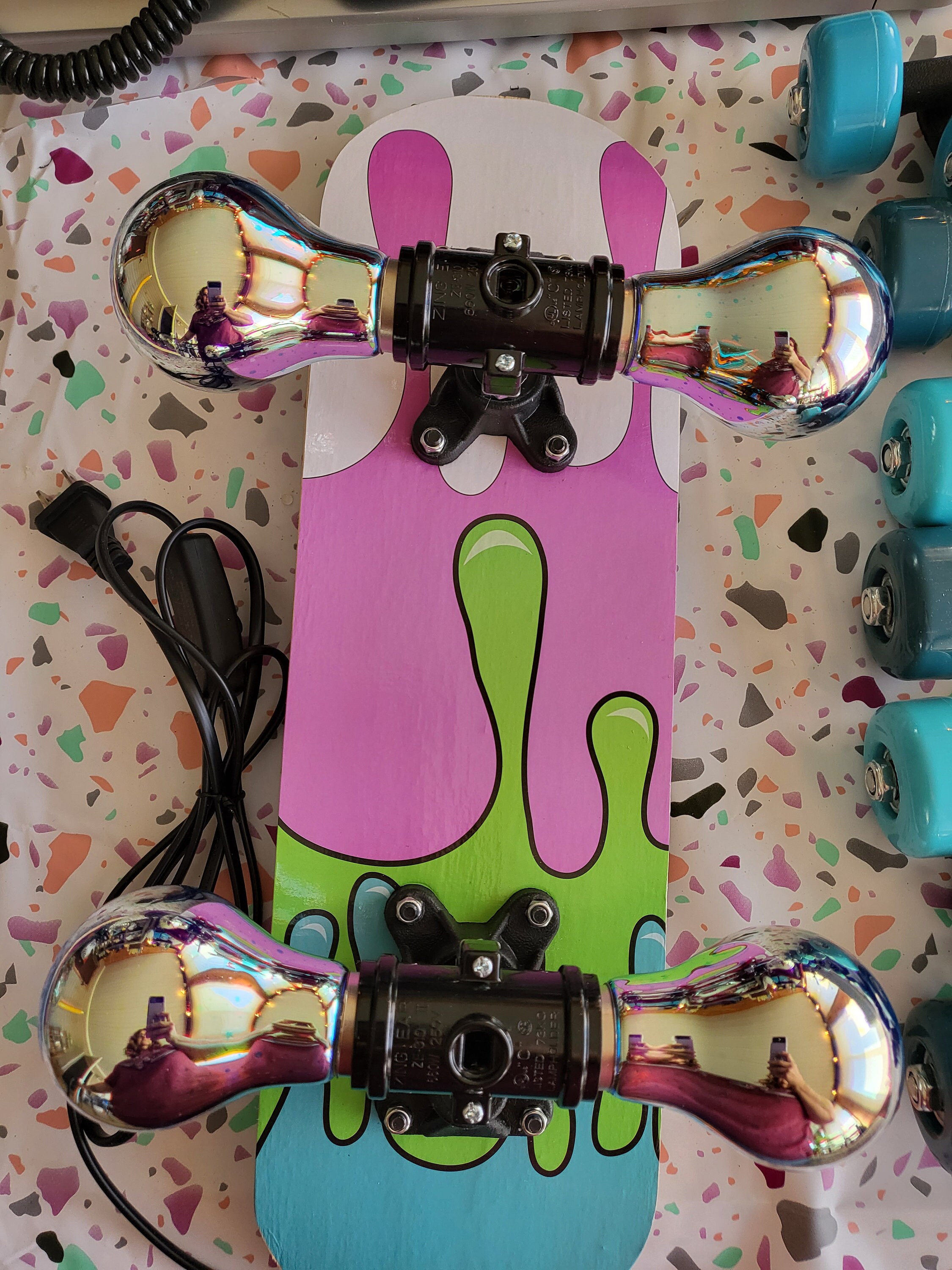 Lamp Skateboard 17in. - Etsy