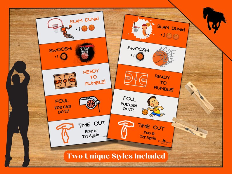 Basketball Behavior Reward System, Basketball Clip Chart, Behavior ...