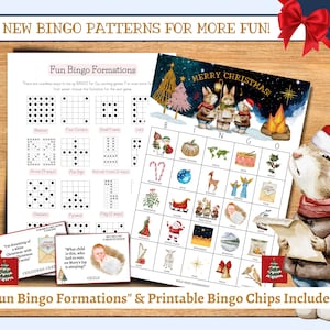 Christmas Carols Bingo, Christmas Music Bingo, Fun Christmas Bingo ...