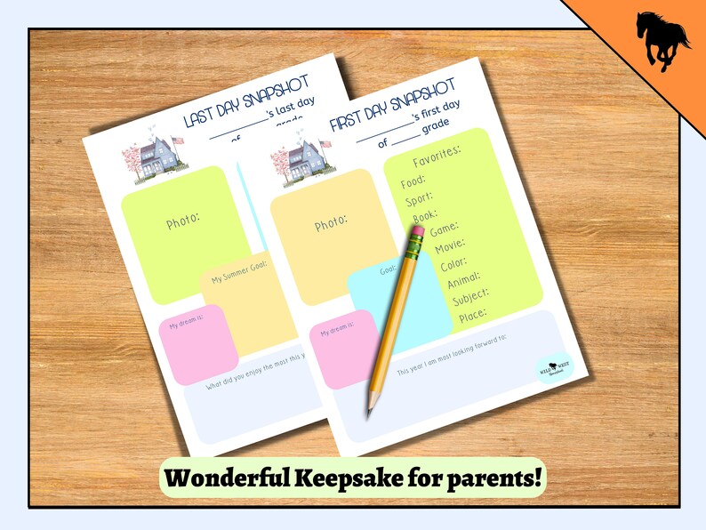 First Day and Last Day of School Snapshot - Etsy