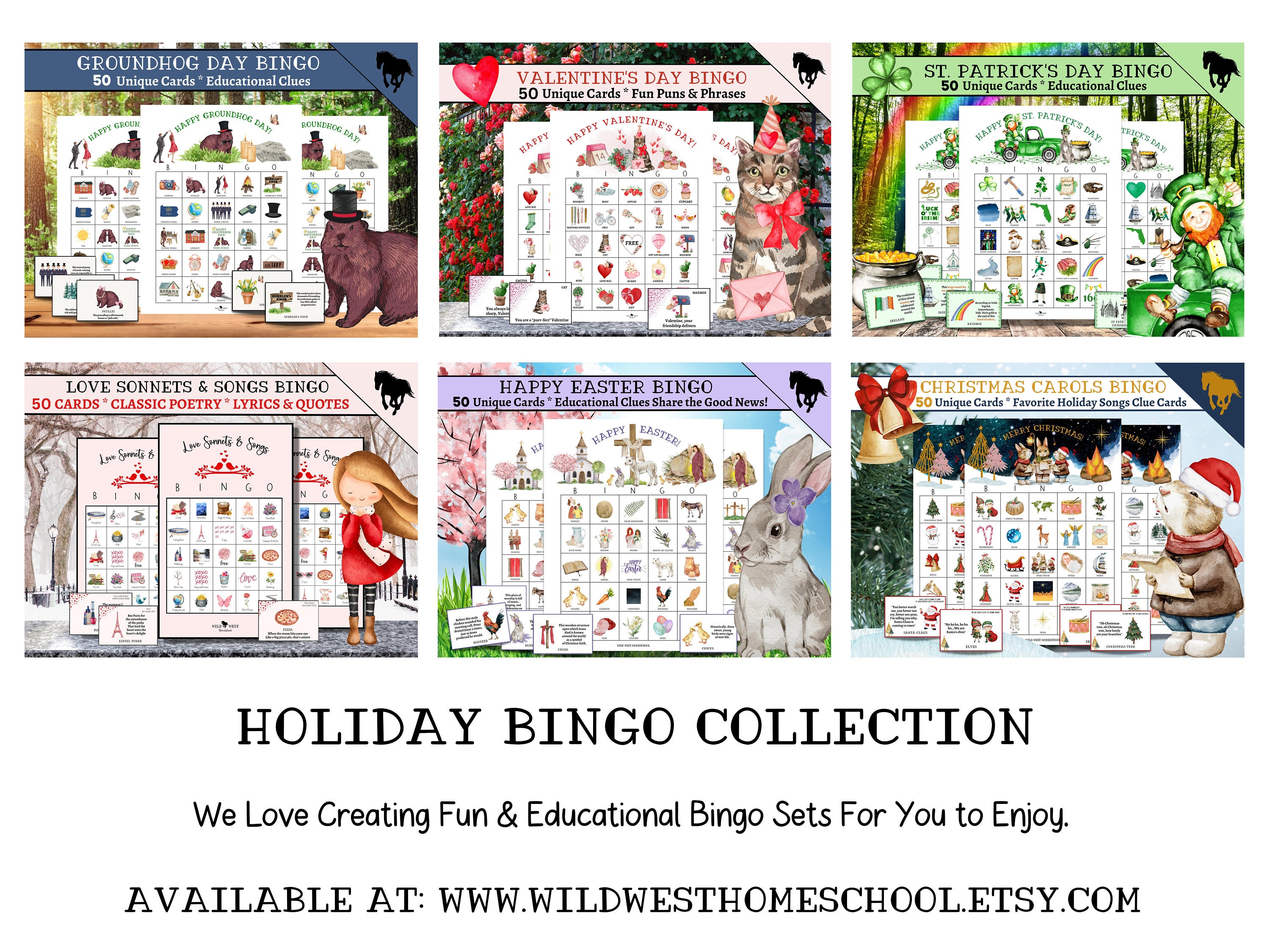 St. Patrick's Day Bingo, Educational Bingo, Printable Bingo, St ...