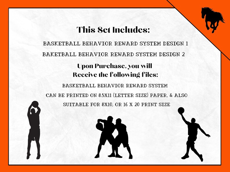 Basketball Behavior Reward System, Basketball Clip Chart, Behavior ...