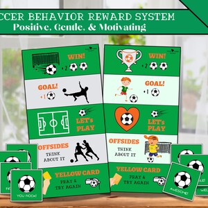 Soccer Behavior Reward System, Soccer Clip Chart, Sports Behavior Chart ...