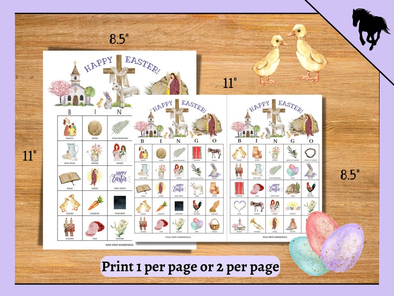 Easter Bingo, Religious Easter Bingo, Christian Easter Bingo ...
