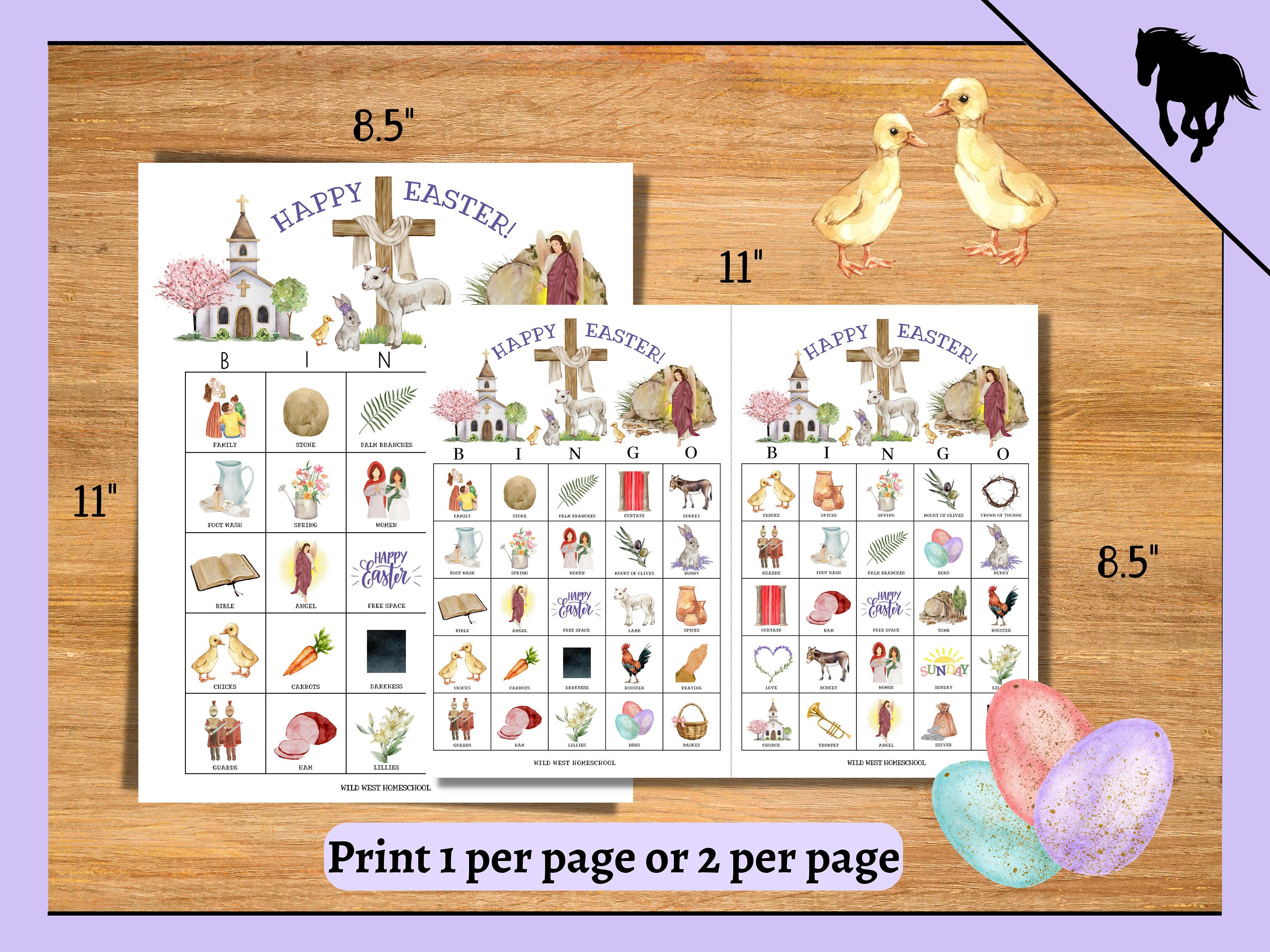 Easter Bingo, Religious Easter Bingo, Christian Easter Bingo ...