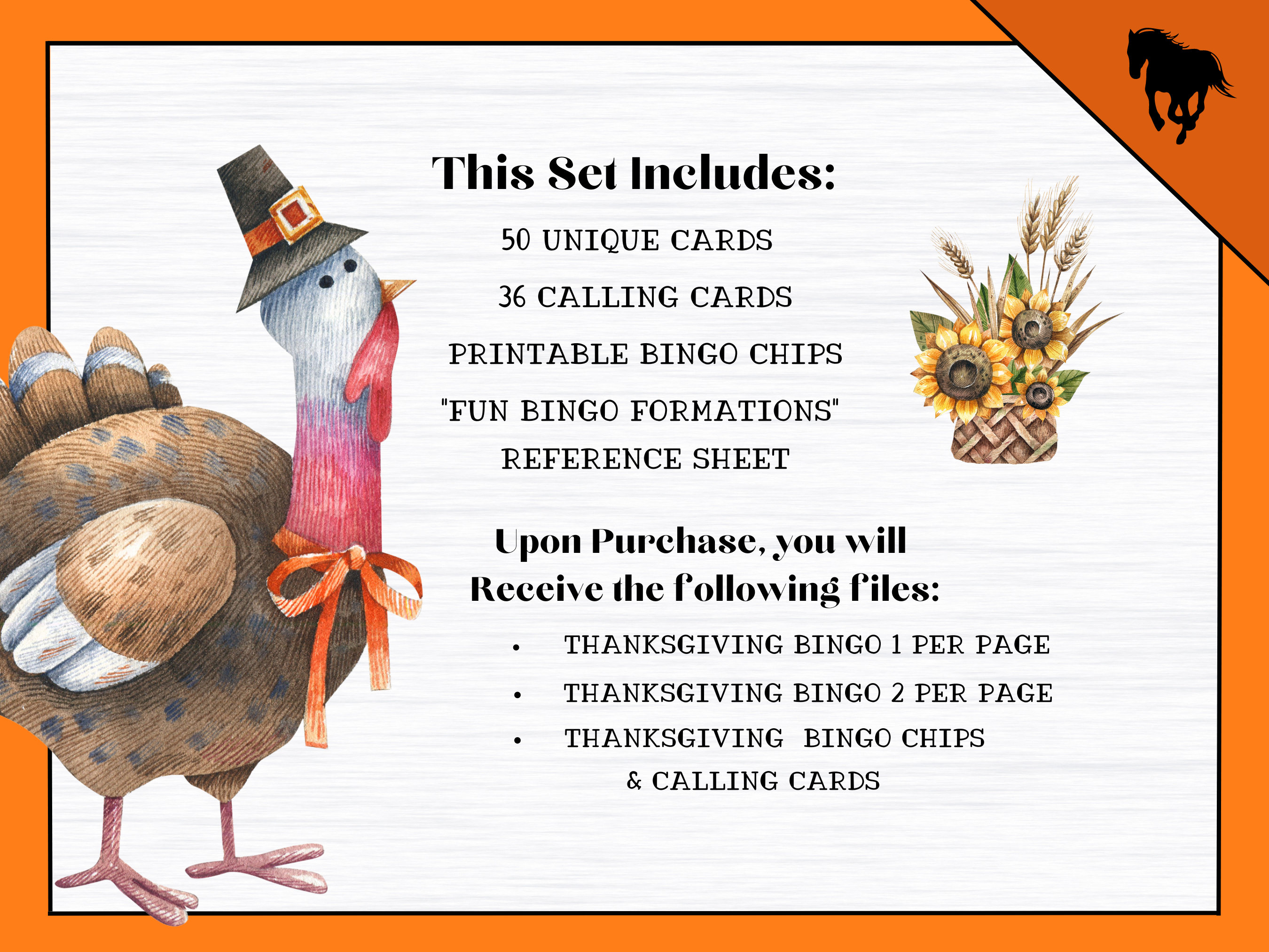 Thanksgiving Bingo, Thanksgiving Activity, Thanksgiving Party Game ...