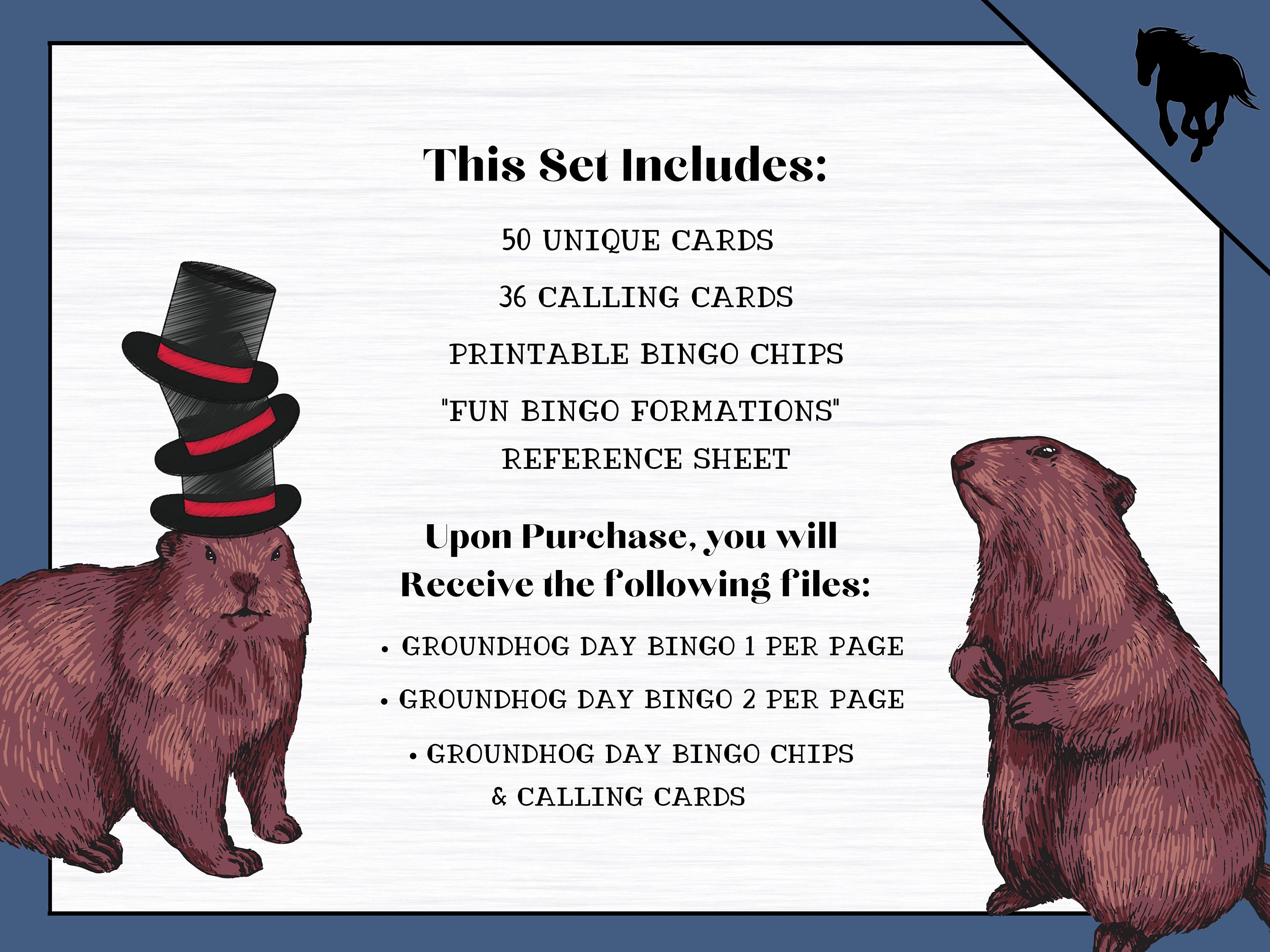 Groundhog Day Bingo, Groundhog Day Activity, Groundhog Day Game, Fun ...