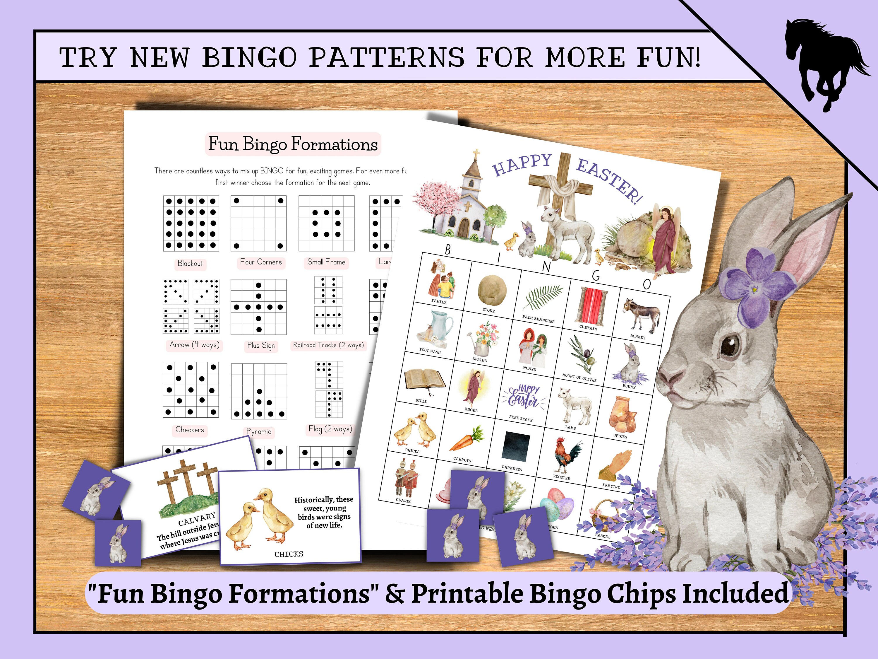 Easter Bingo, Religious Easter Bingo, Christian Easter Bingo ...