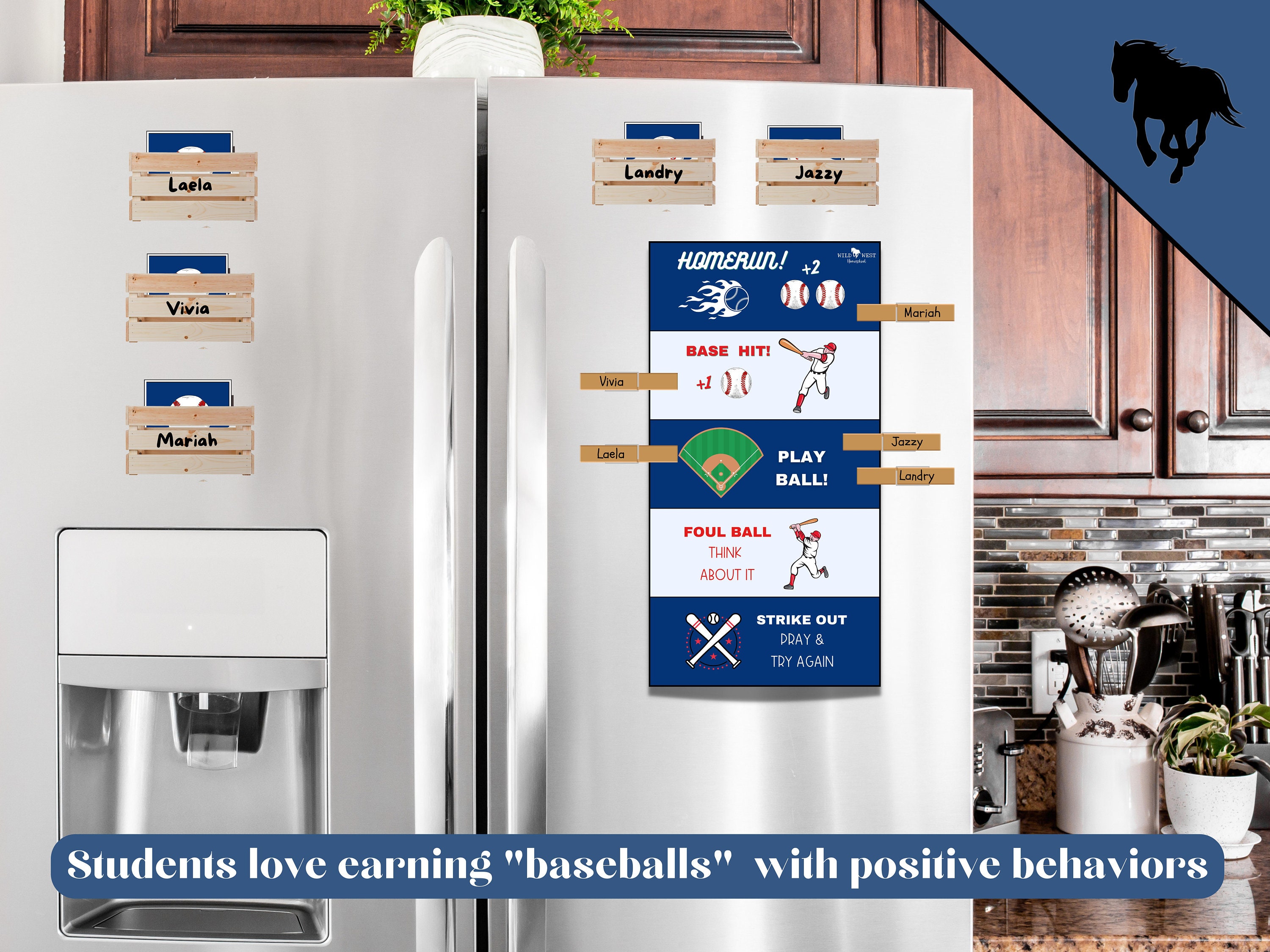 Baseball Behavior Reward System, Baseball Clip Chart, Sports Behavior ...