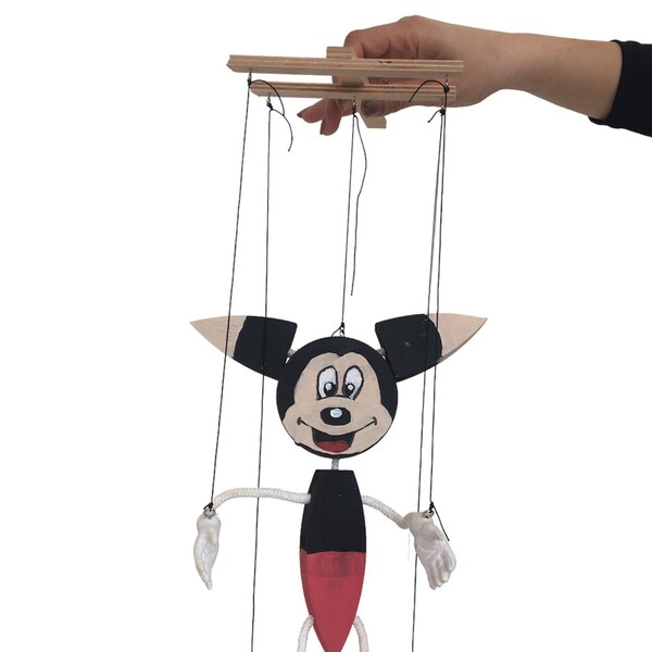 Mickey Mouse String Puppet - Etsy