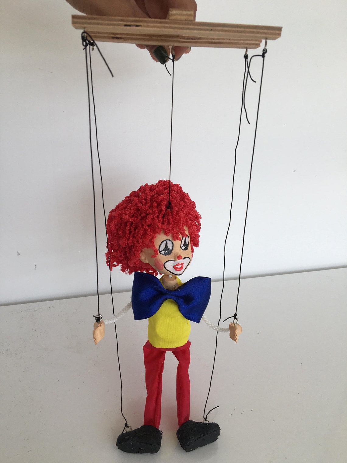 CLOWN STRING PUPPET - Etsy