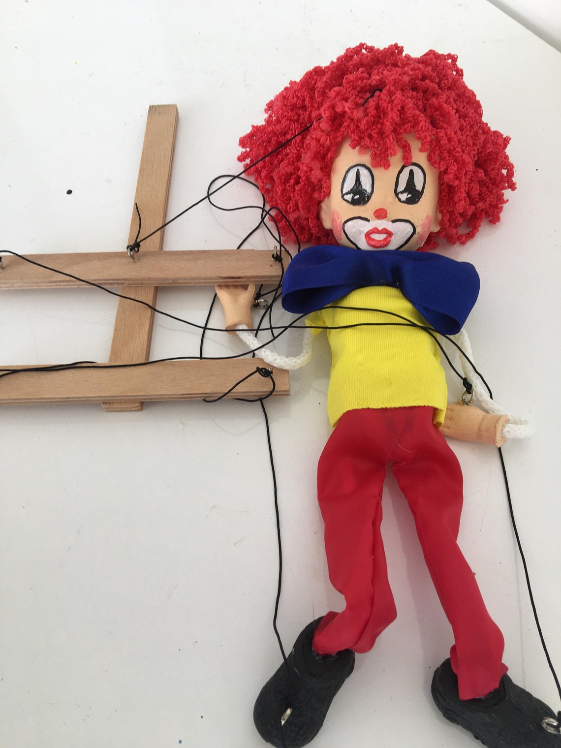 CLOWN STRING PUPPET - Etsy