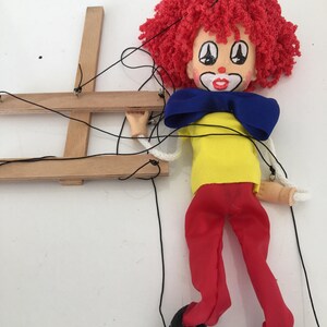 CLOWN STRING PUPPET - Etsy