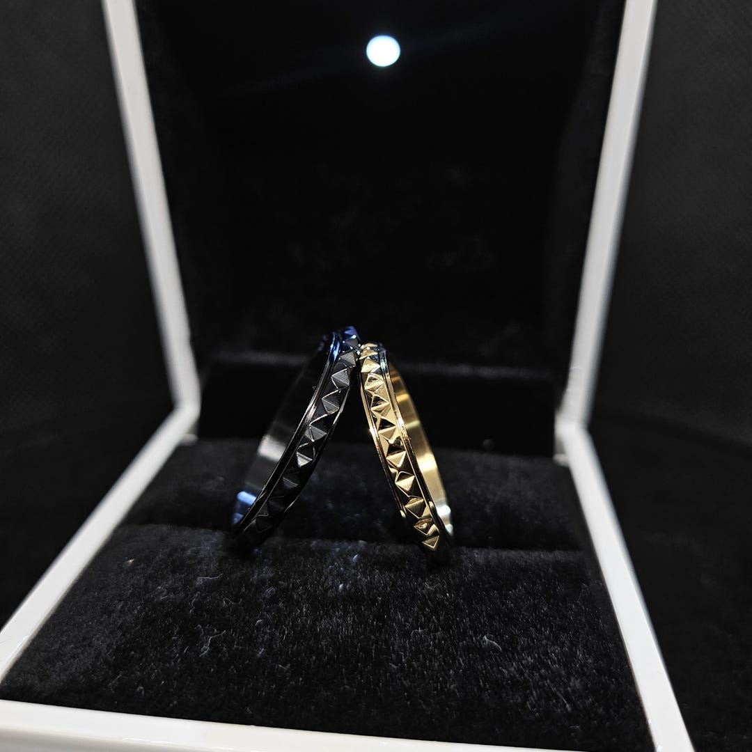 Spike Spinning Ring With Spiky Design Fidget Ring for When Nervous or ...